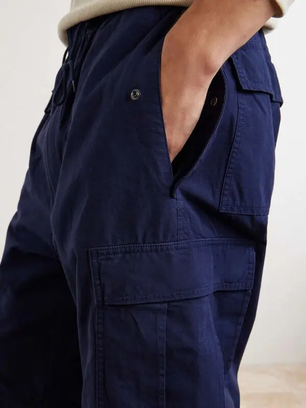 Polo Ralph Lauren Wide-leg Cotton-canvas Cargo Trousers