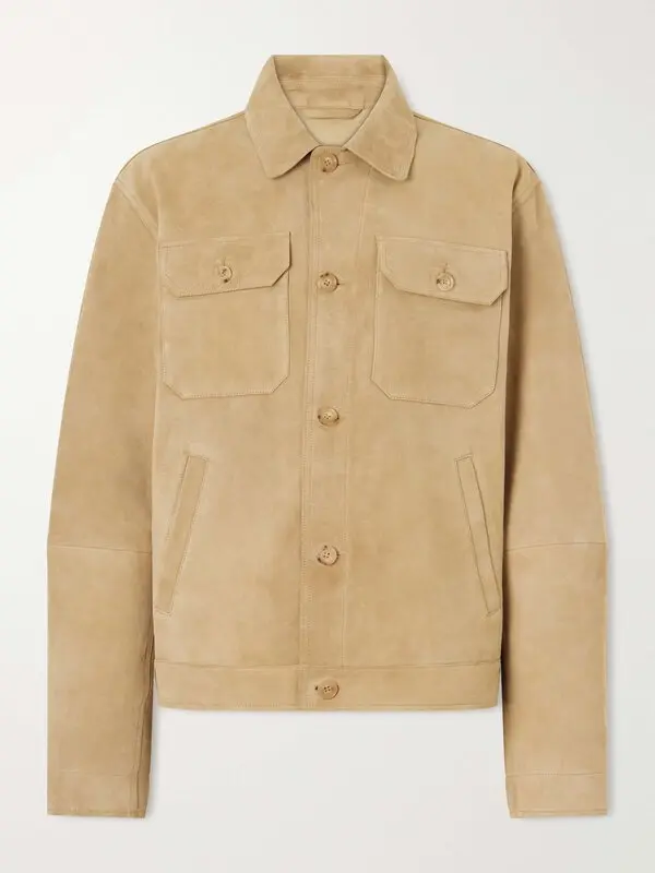 Polo Ralph Lauren Panelled Suede Jacket