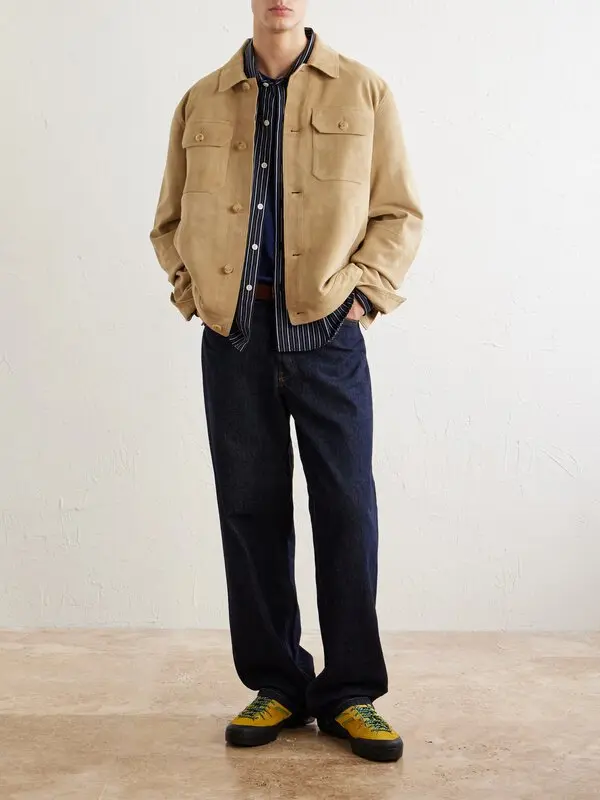 Polo Ralph Lauren Panelled Suede Jacket