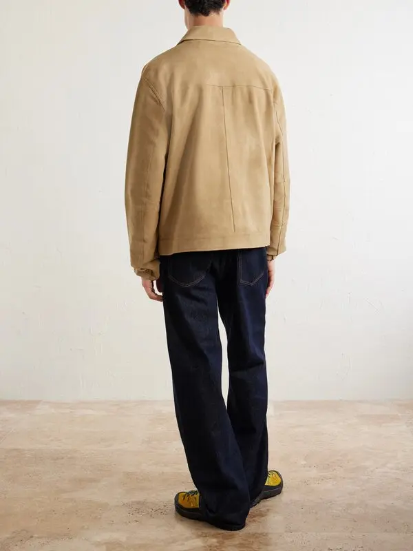 Polo Ralph Lauren Panelled Suede Jacket