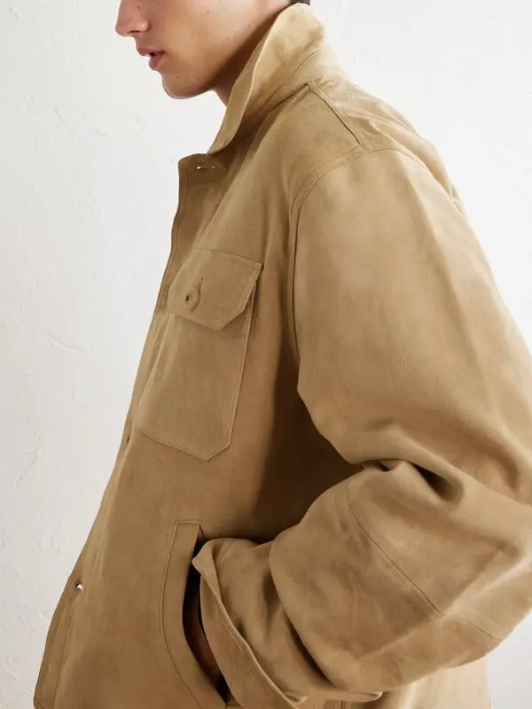 Polo Ralph Lauren Panelled Suede Jacket