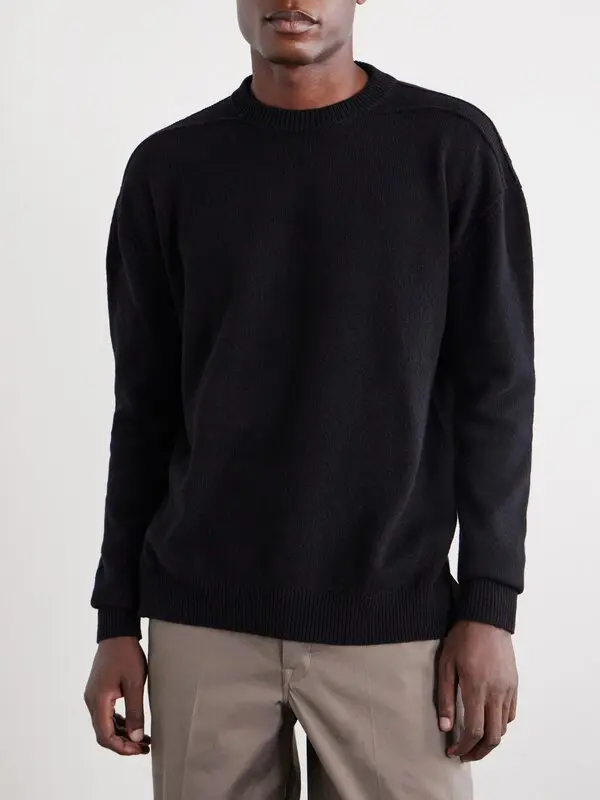 Rick Owens Cashmere-blend Knitted Sweater