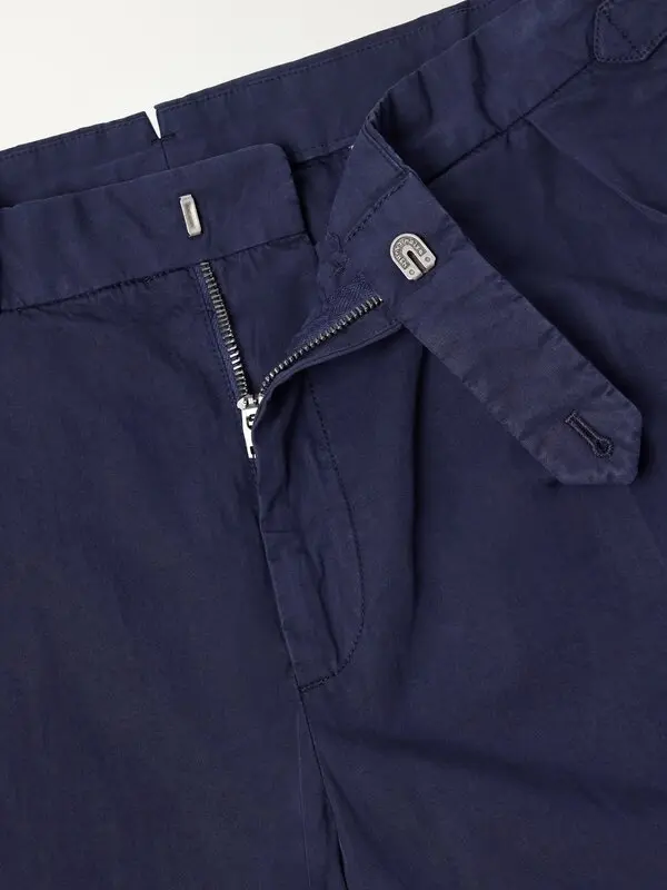 Polo Ralph Lauren Pleated Stretch Cotton Trousers