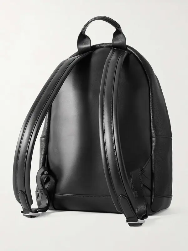 TOM FORD Buckley Full-grain Leather Backpack