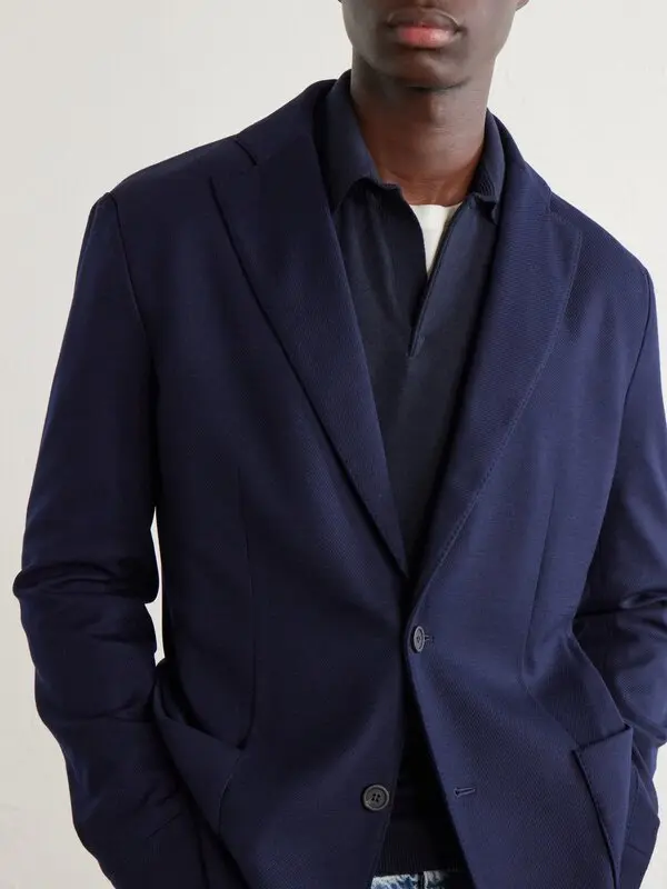 Sease Virgin Wool Hooded Blazer