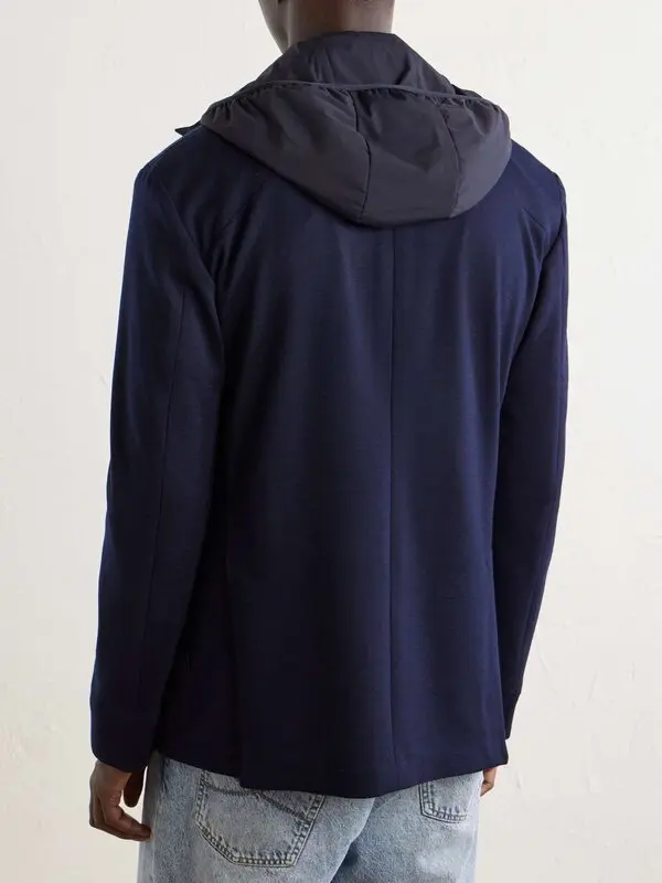 Sease Hodded Virgin Wool Blazer