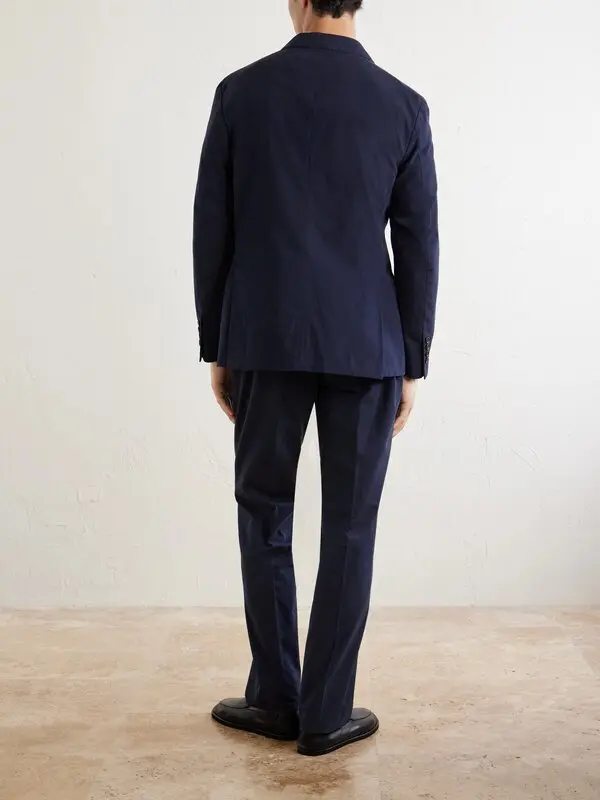 Polo Ralph Lauren Double-breasted Cotton-canvas Suit Jacket