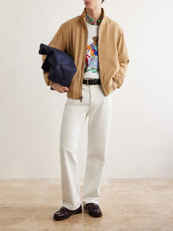 Polo Ralph Lauren Suede Bomber Jacket