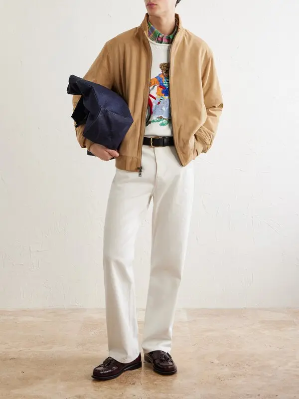 Polo Ralph Lauren Suede Bomber Jacket