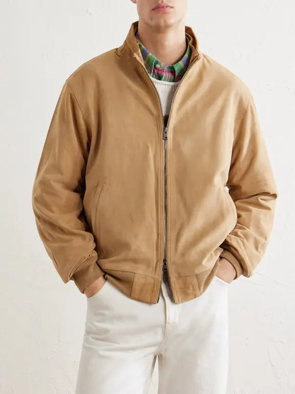 Polo Ralph Lauren Suede Bomber Jacket