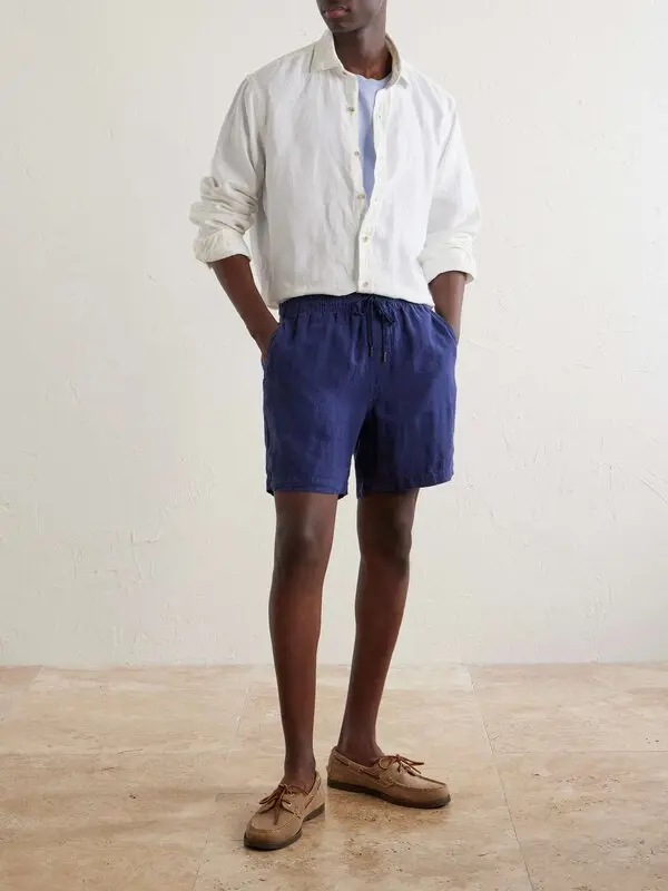 Polo Ralph Lauren Straight-leg Linen Shorts