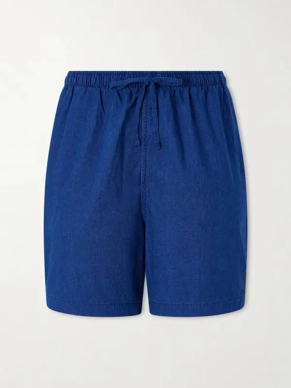 Polo Ralph Lauren Wide-leg Cotton Shorts - Blue