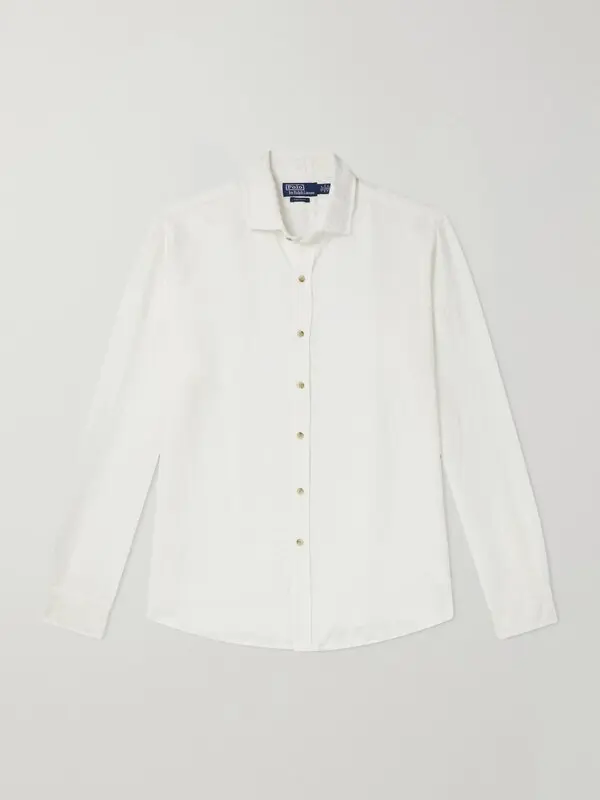 Polo Ralph Lauren Logo-embroidered Linen Woven Shirt