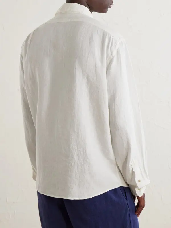 Polo Ralph Lauren Logo-embroidered Linen Woven Shirt