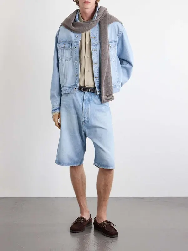 Studio Nicholson Marylebone Straight-leg Denim Shorts
