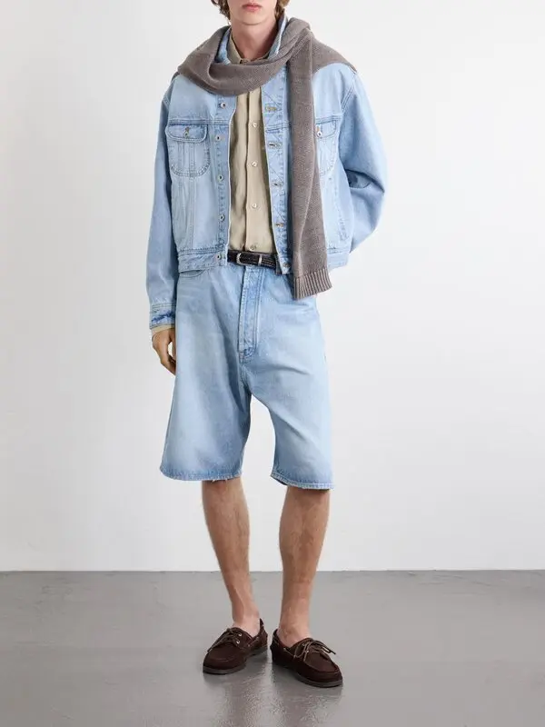Studio Nicholson Straight-leg Denim Shorts