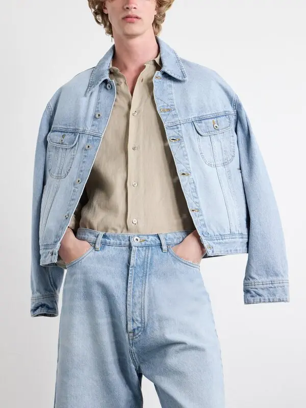 Studio Nicholson Straight-leg Denim Shorts