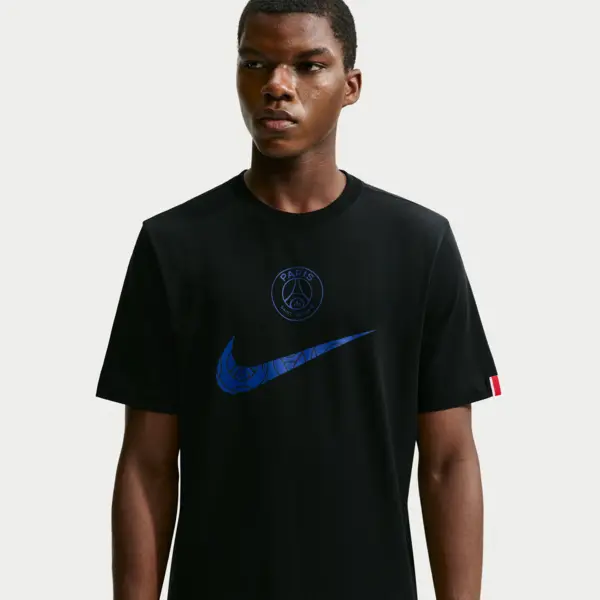 Nike Paris Saint-germain Swoosh Soccer T-shirt - Black