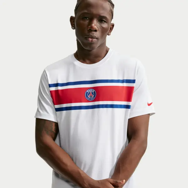 Nike Paris Saint-germain Soccer T-shirt - White
