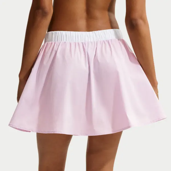 Nike Sportswear Mid-rise Poplin Mini Skirt