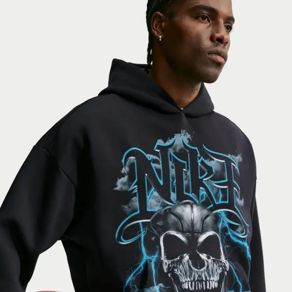 Nike Standard Issue Brushed Pullover Basketball Hoodie