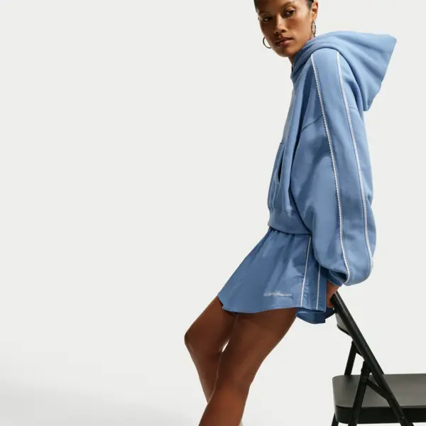 Nike Studio Fleece Medium Weight Cropped Pullover Hoodie