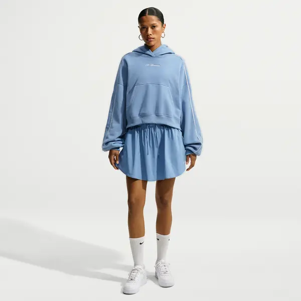Nike Studio Fleece Medium Weight Cropped Pullover Hoodie