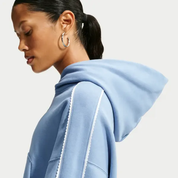 Nike Studio Fleece Medium Weight Cropped Pullover Hoodie