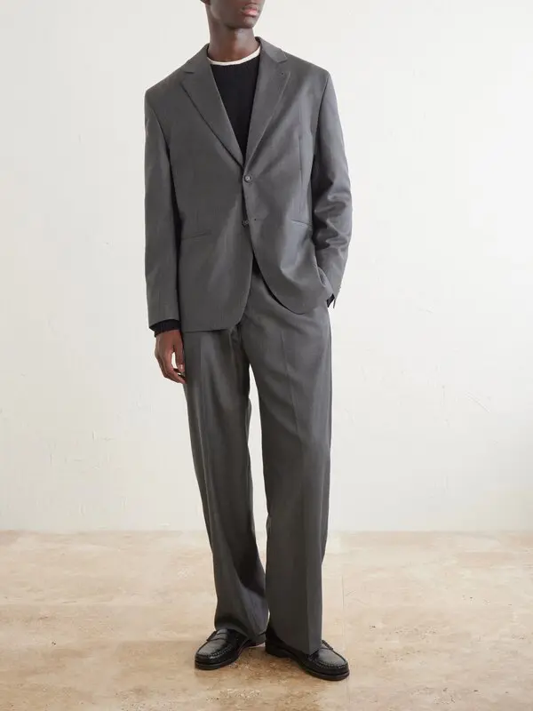 Officine Générale Melvyn Wool, Cashmere And Silk-blend Suit Jacket