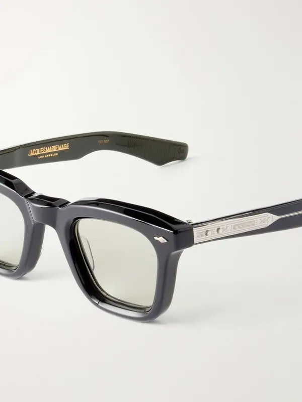JACQUES MARIE MAGE Leclair Square-frame Acetate Glasses