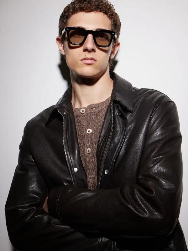 JACQUES MARIE MAGE Leclair Square Frame Acetate Glasses