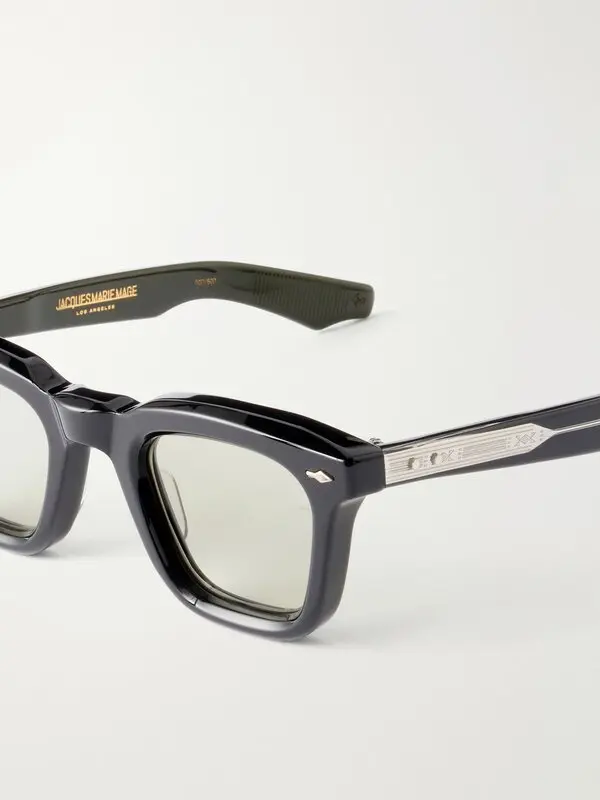 JACQUES MARIE MAGE Leclair Square Frame Acetate Glasses