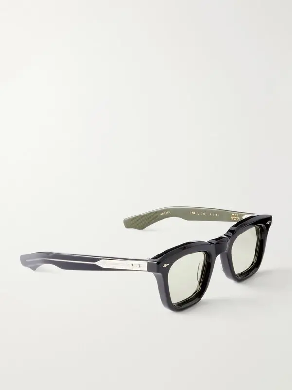 JACQUES MARIE MAGE Leclair Square Frame Acetate Glasses
