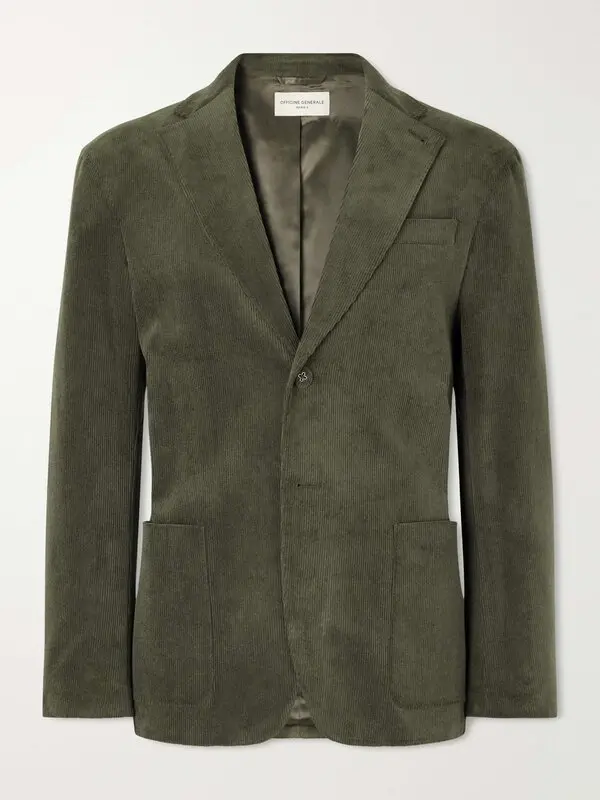 Officine Générale Michel Cotton-blend Corduroy Suit Jacket