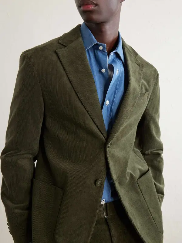 Officine Générale Michel Cotton-blend Corduroy Suit Jacket