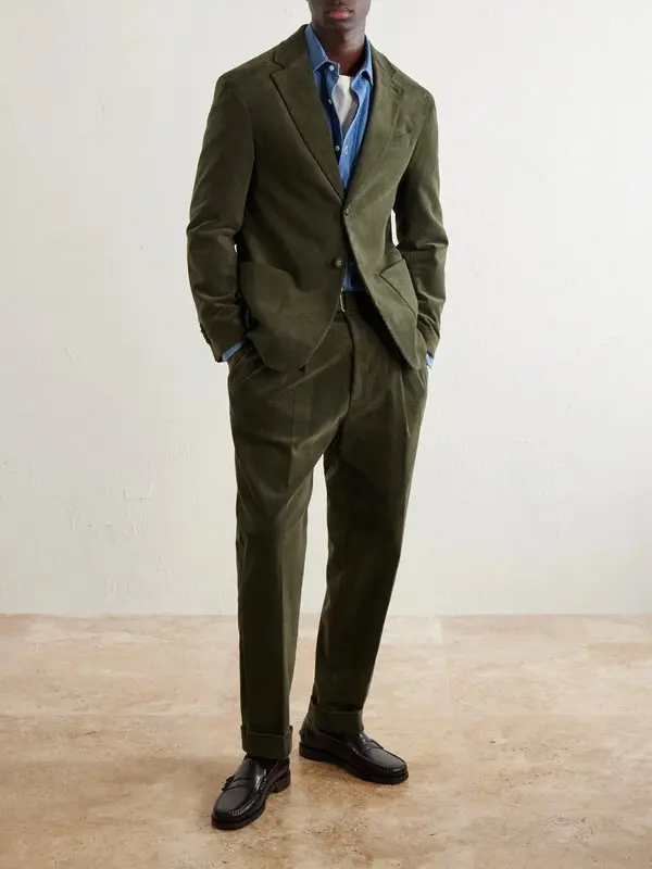 Officine Générale Michel Cotton-blend Corduroy Suit Jacket