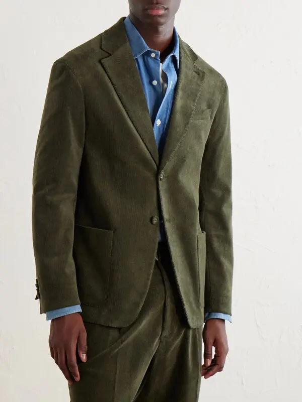 Officine Générale Michel Cotton-blend Corduroy Suit Jacket