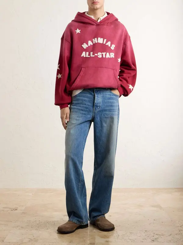 NAHMIAS All Star Printed Cotton-jersey Hoodie