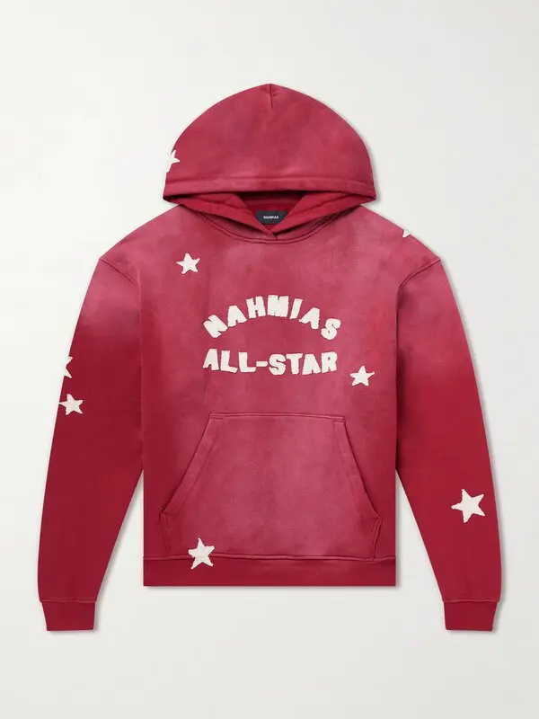 NAHMIAS All-star Printed Cotton-jersey Hoodie