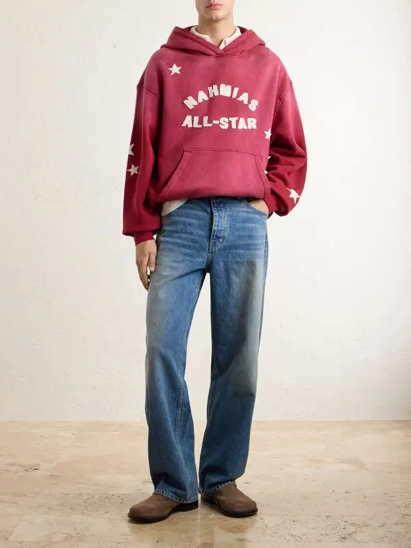 NAHMIAS All-star Printed Cotton-jersey Hoodie