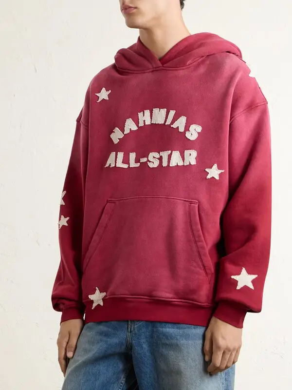 NAHMIAS All-star Printed Cotton-jersey Hoodie