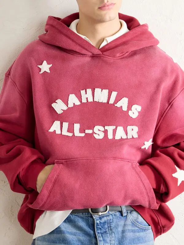 NAHMIAS All-star Printed Cotton-jersey Hoodie