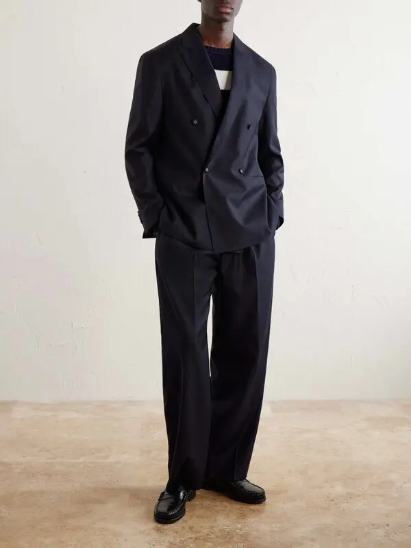 Officine Générale Merrick Wool, Cashmere And Silk-blend Suit Jacket