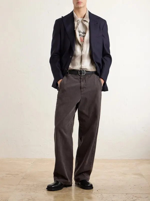 NAHMIAS Checked Cotton-flannel Shirt