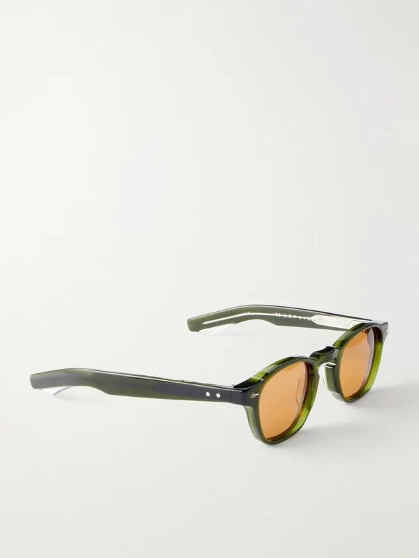 JACQUES MARIE MAGE Zephirin Round-frame Acetate Sunglasses