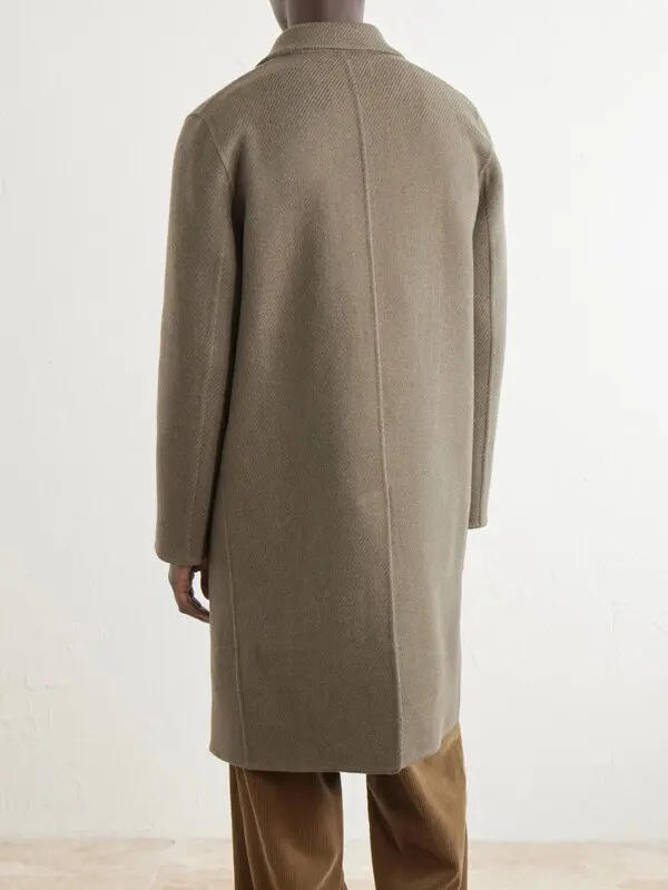 JIL SANDER Virgin Wool Trench Coat