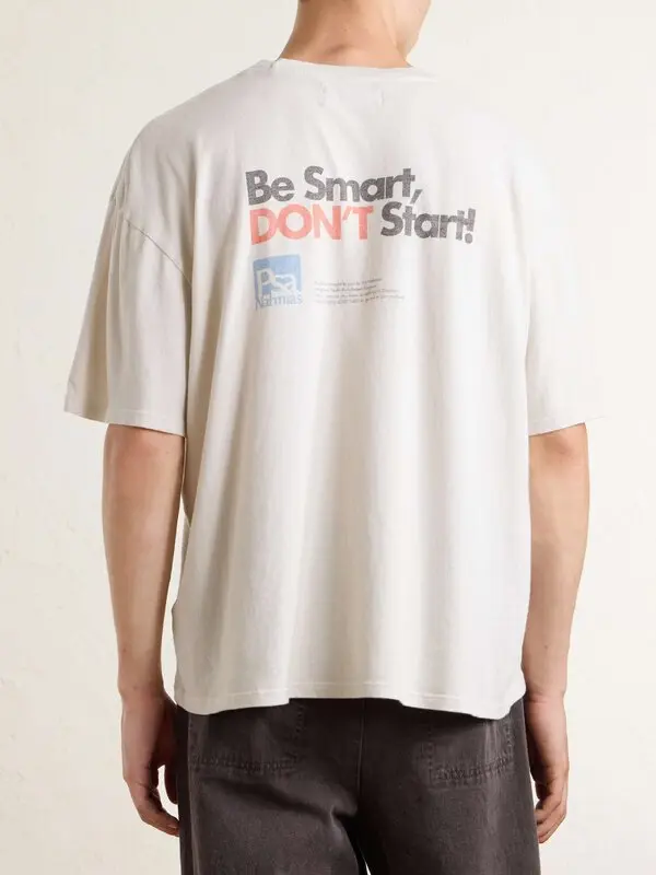 NAHMIAS Psa Printed Cotton-jersey T-shirt