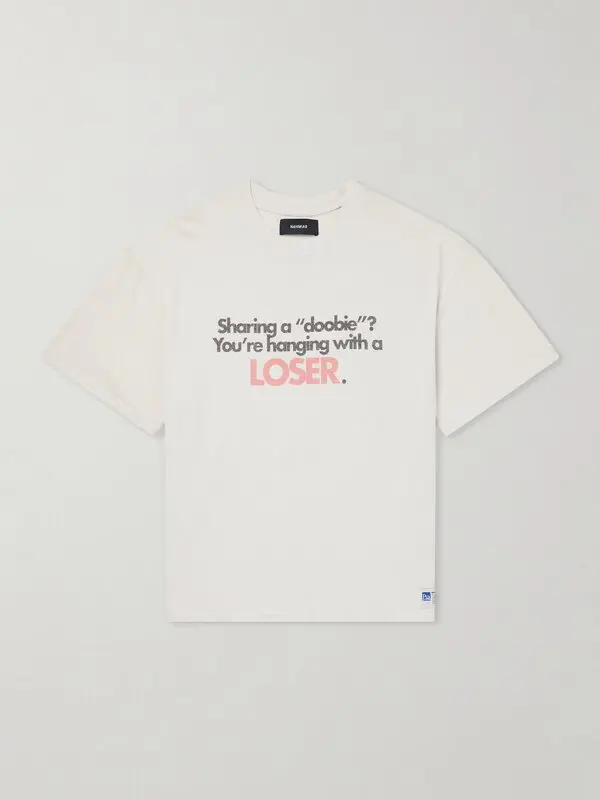 NAHMIAS Psa Printed Cotton-jersey T-shirt