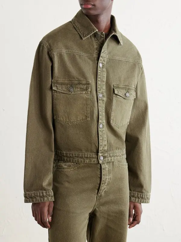 MANAAKI Pita Garment-dyed Organic Denim Jacket