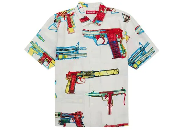 Supreme Guns Silk Short Sleeve Shirt